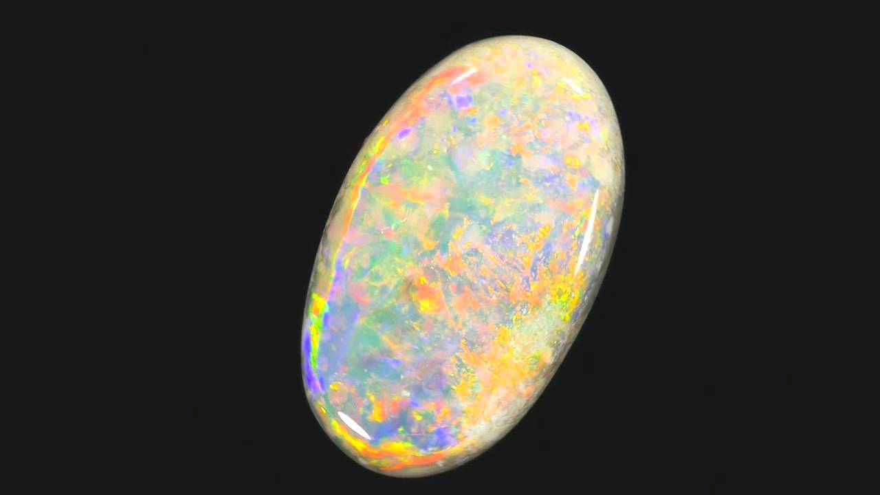 1,37ct solid opal Lightning Ridge L18 - YouTube