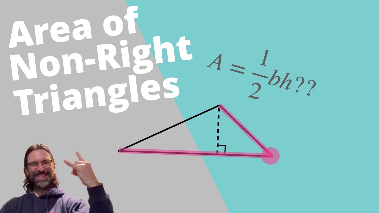 How to find the area of a triangle with trigonometry - YouTube