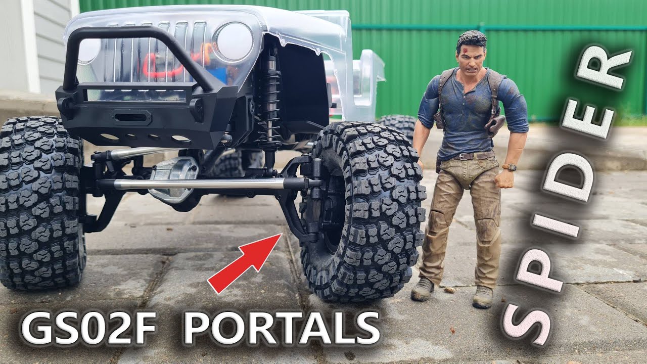 Gmade GS02F SPIDER ... Новый "убийца" всех на портальных мостах? Сборка ...