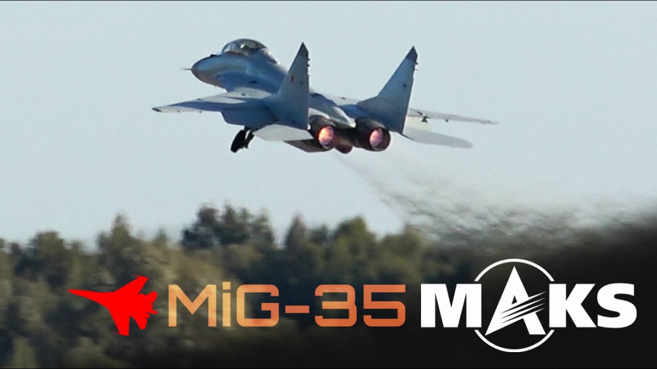 MiG-35 in Action ️ Blasting Afterburners at MAKS 2019!! - YouTube