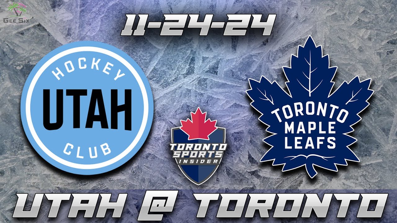 11-24-24 Utah Hockey Club vs Toronto Maple Leafs Game Audio | NHL LIVE ...