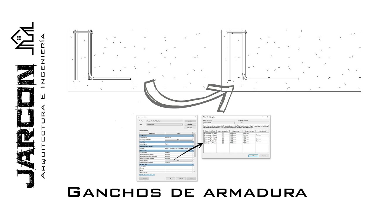 Ganchos de armadura | Rebar Hook - Tutorial Revit 2021 - YouTube