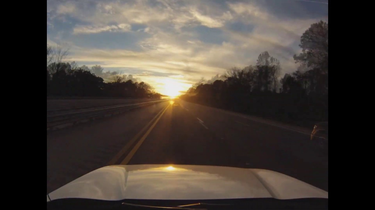 Into The Florida Sunset - A Quick Drive In Timelapse - YouTube