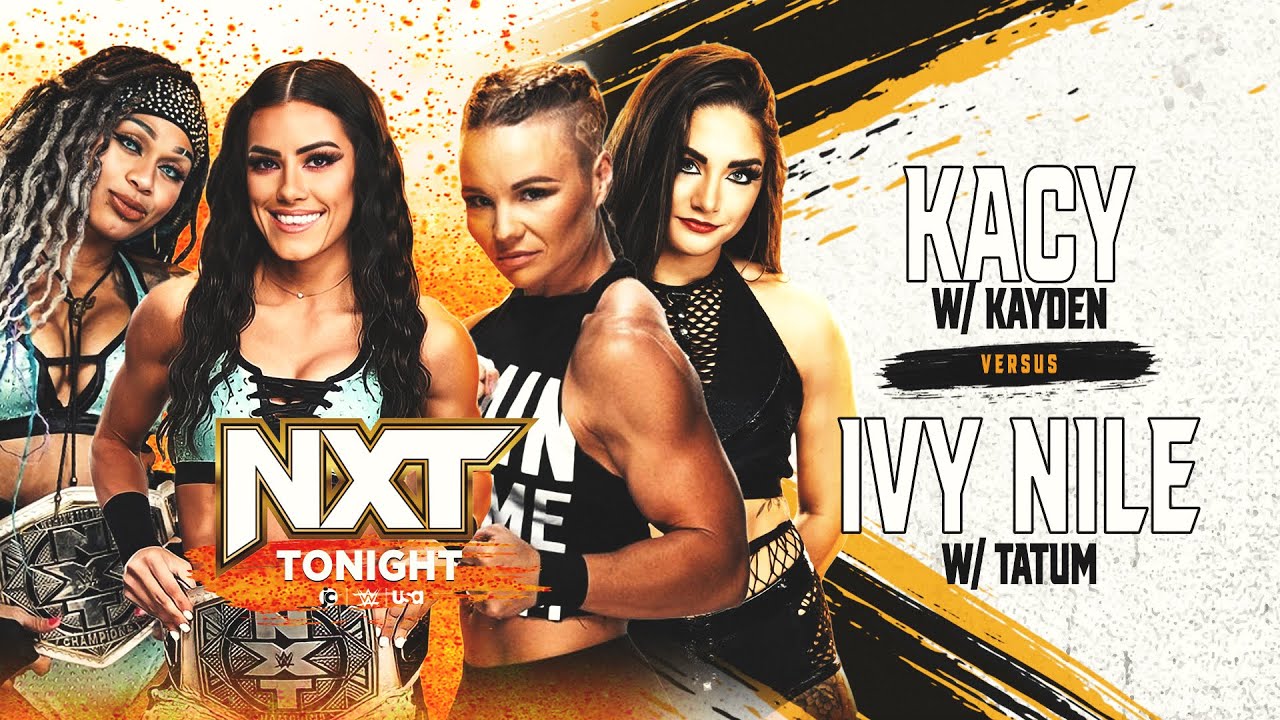 WWE 2K22 Universe - NXT - Kacy Catanzaro w/ Kayden vs Ivy Nile w Tatum ...