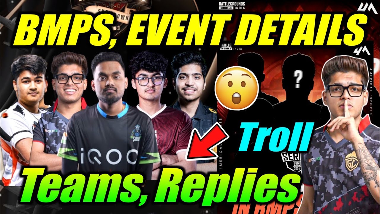 BMPS Date, Teams 😮 Tournament Details 🔥 Troll, Banter, News - YouTube