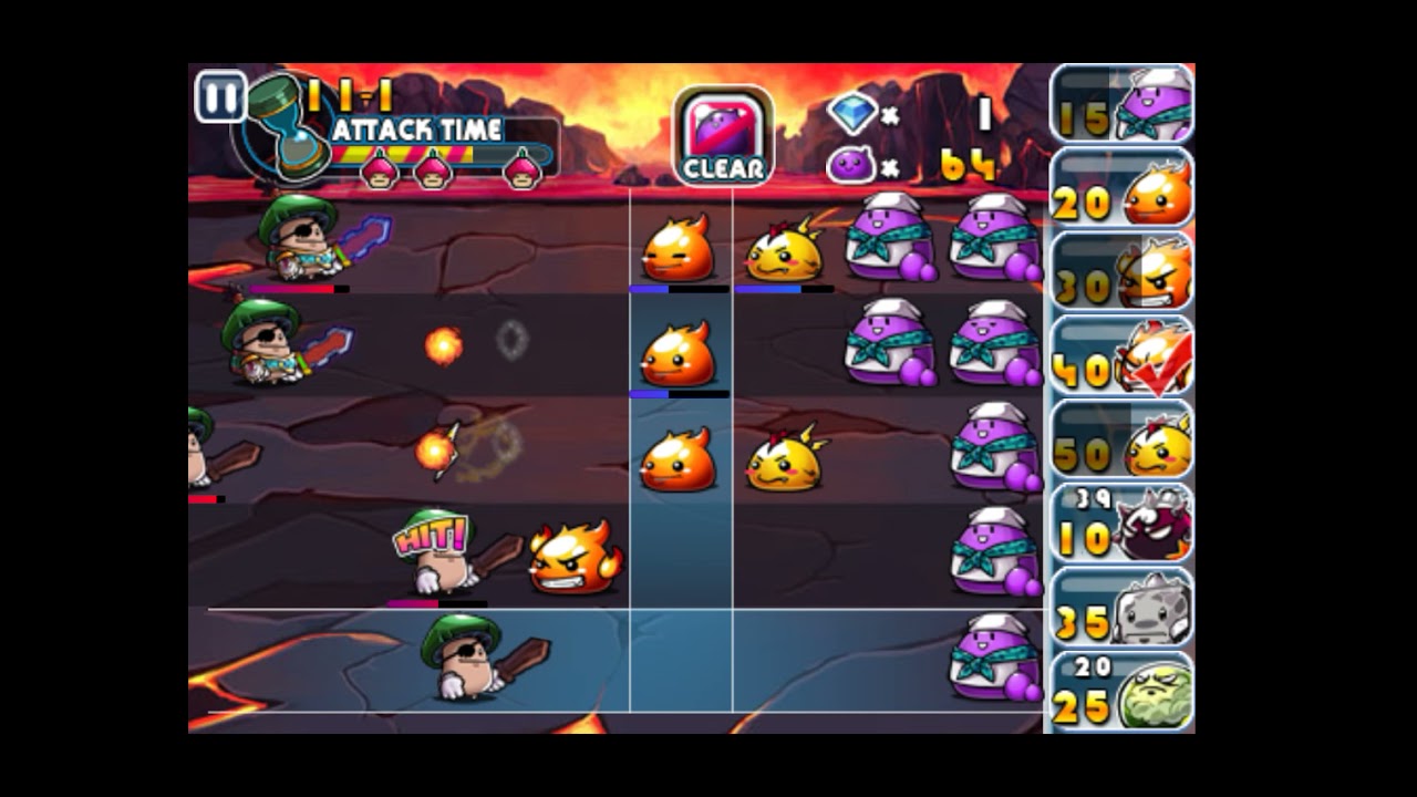 Slime vs Mushroom 2 Chapter 11 Stage 1 BURN - YouTube