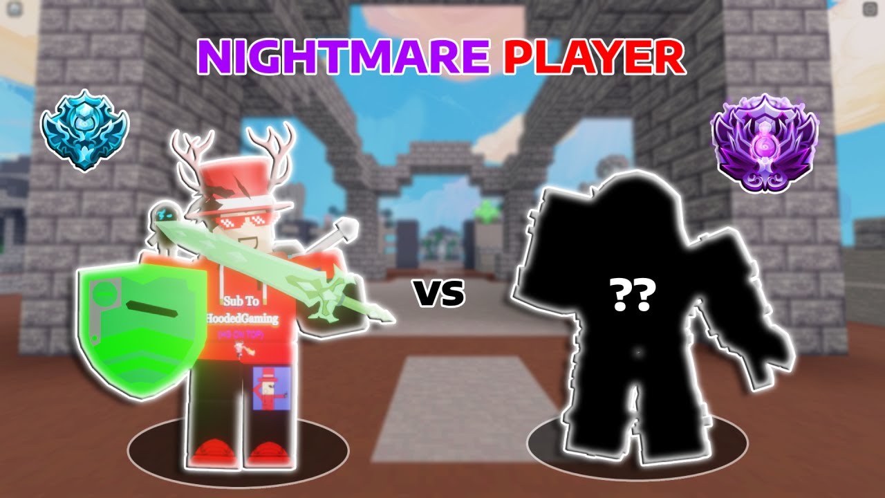 I Beat A **NIGHTMARE PLAYER**, AND HE RAGED! (Roblox Bedwars) - YouTube