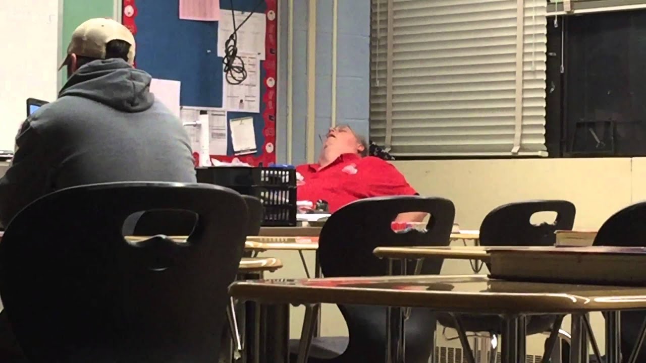 Teacher Falls Asleep In Class YouTube
