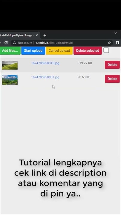 Multiple Upload Image File dengan Codeigniter dan Jquery - YouTube