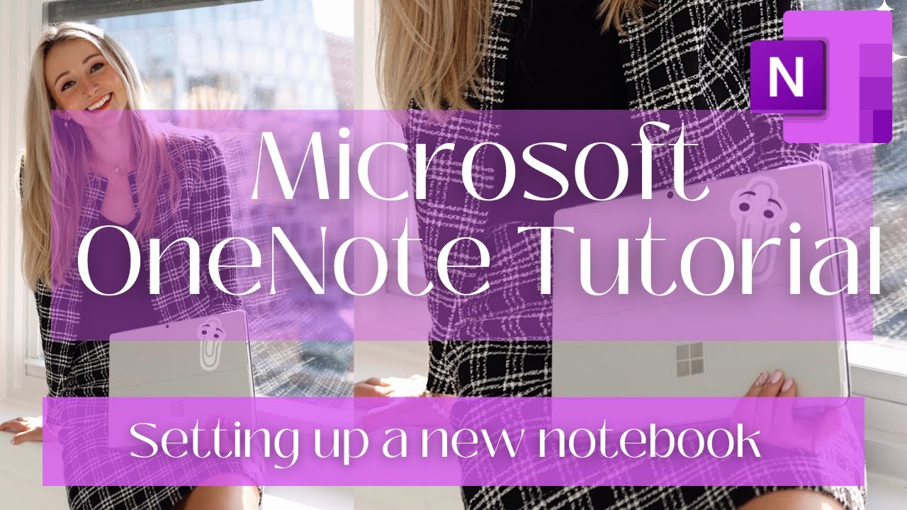 Microsoft OneNote - Set Up New Notebook for New Job - YouTube