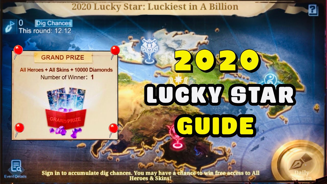 2020 Lucky Star Event MLBB: Luckiest In A Billion | Win Free Access to ...
