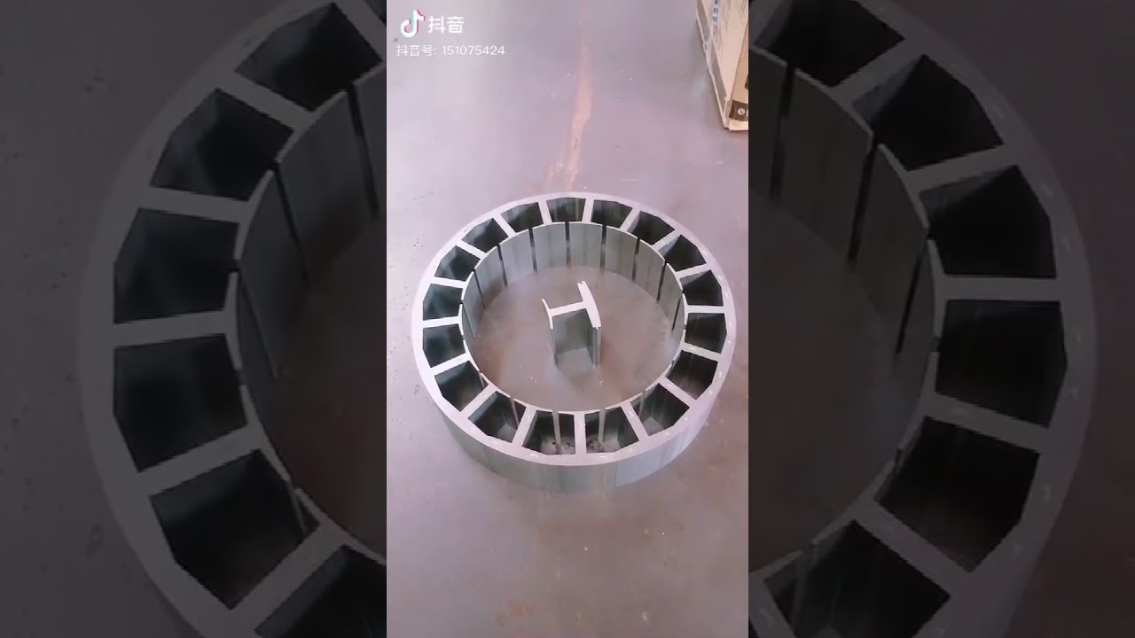 Segment type motor core stamping tool. "T" Type lamination core ...