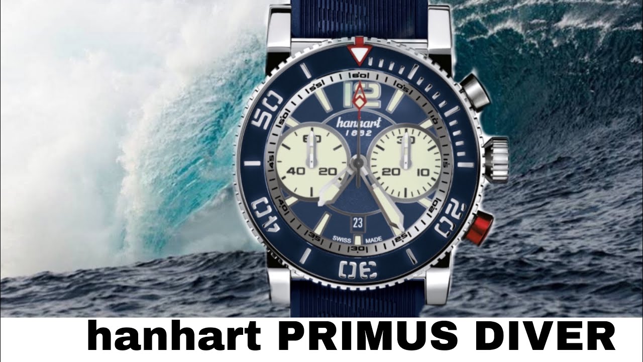 TOOLWATCH MADE IN GERMANY HANHART PRIMUS DIVER UNBOXING - YouTube