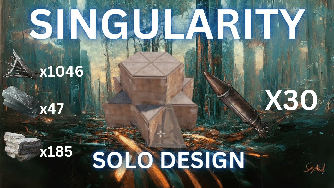 RUST - *NEW* 30 Rocket SOLO Bunker Base! Dirt Cheap! Super Compact! SINGULARITY. 2024 - YouTube