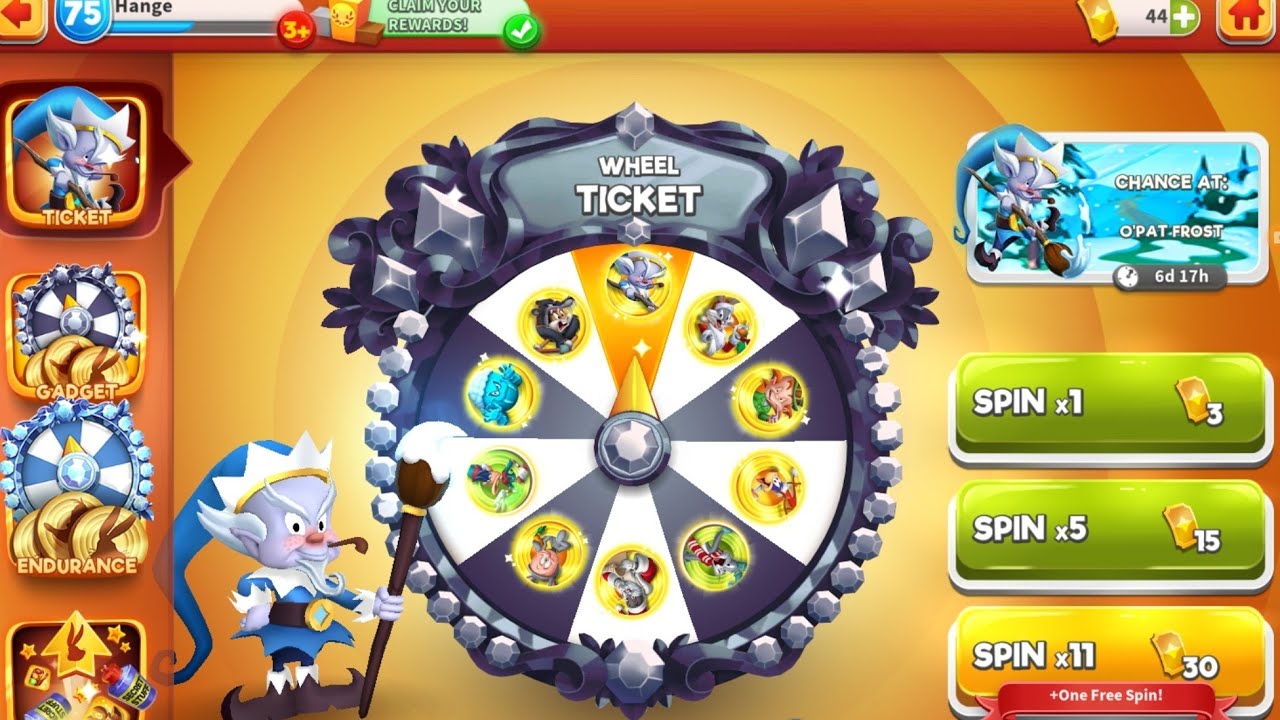 Spin Wheel Ticket O'pat Frost 5x This Event so hard - Looney Tunes ...