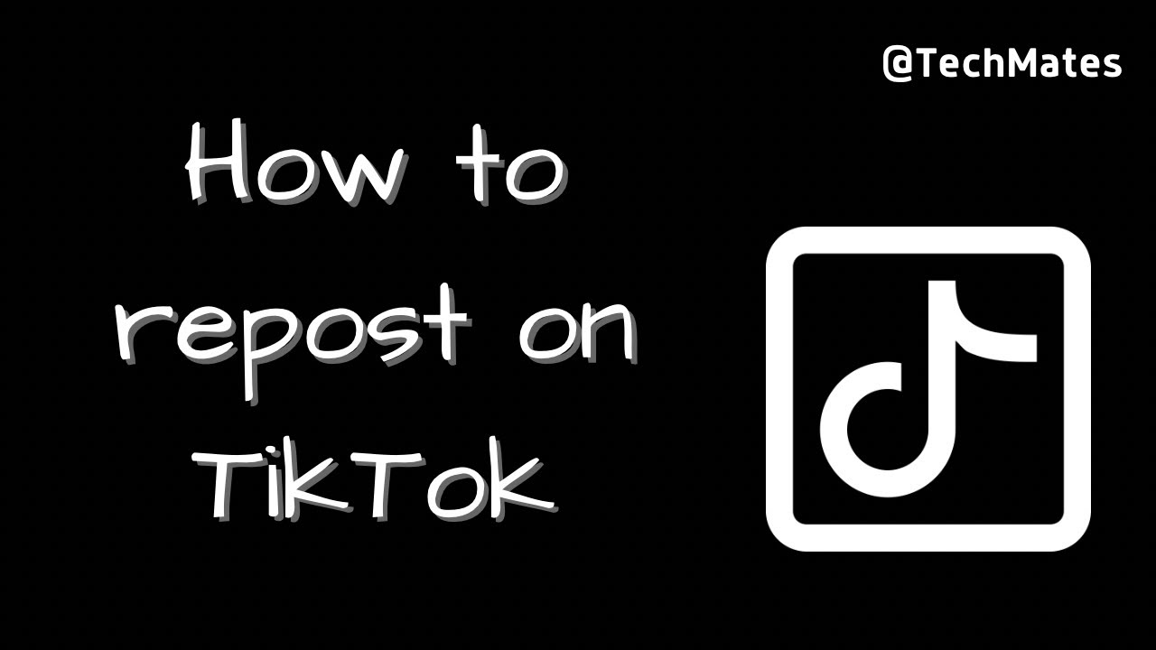 How to repost on TikTok | Repost TikTok videos - YouTube