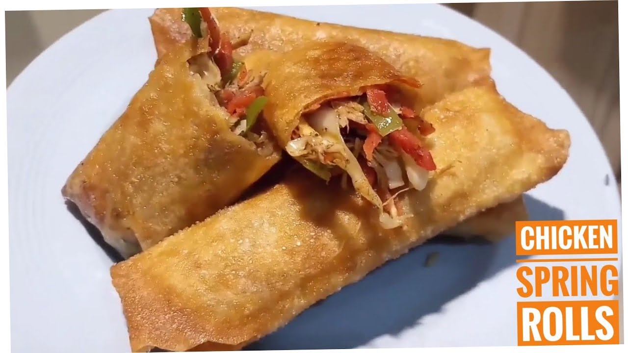 Spring Rolls / Chicken Spring rolls recipe by We Can Cook / Ramzan ...