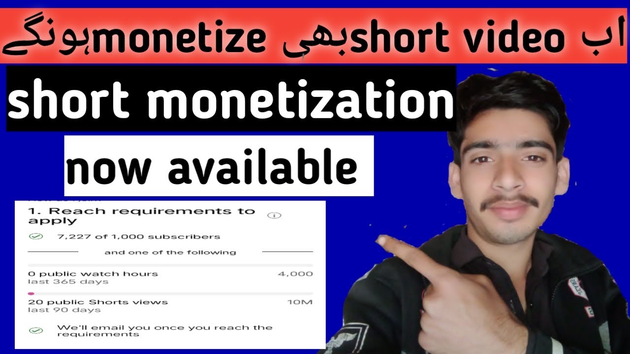 new update short monetization/short channel income - YouTube