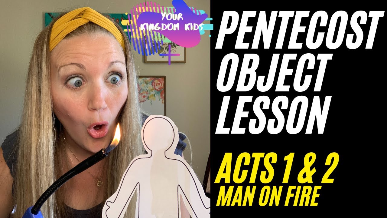 Object Lesson on Pentecost for kids - The Holy Spirit + Lighting a ...