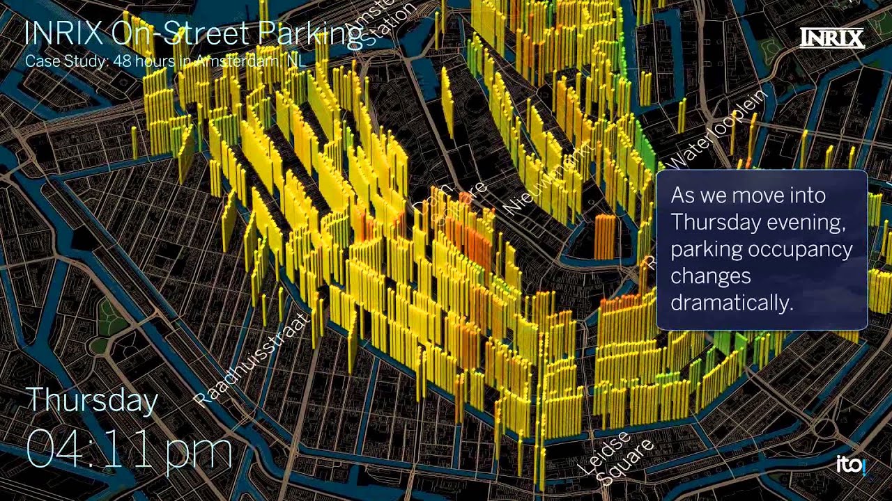 INRIX On-Street Parking Amsterdam - YouTube