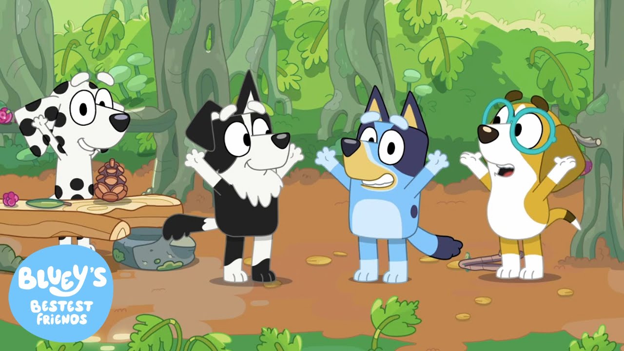 Getting Creative With Bluey's Friends 🎨💙 | Bluey's Bestest Friends ...