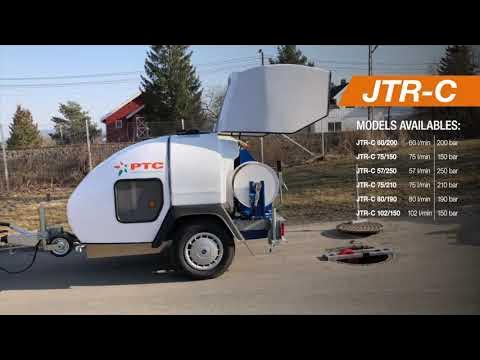 JTR-C SEWER CLEANING TRAILER - PTC URBAN CLEANING - YouTube
