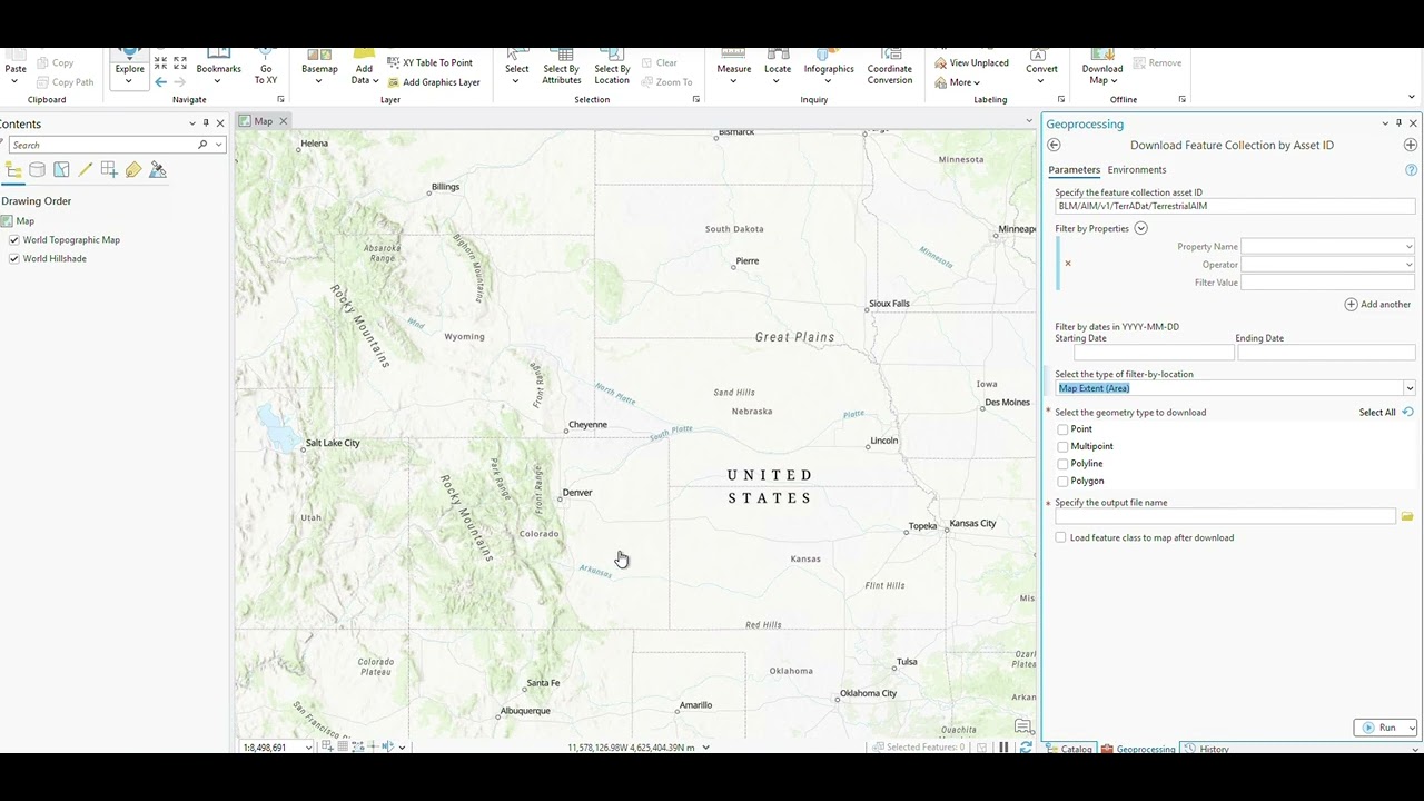 ArcGIS and Earth Engine Toolbox - Download Feature Collection by Asset ...