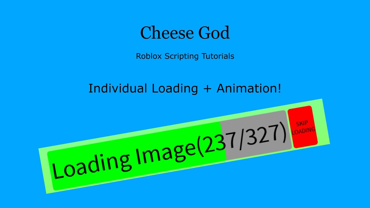 Individual Loading And Animation Roblox Scripting Tutorials Youtube