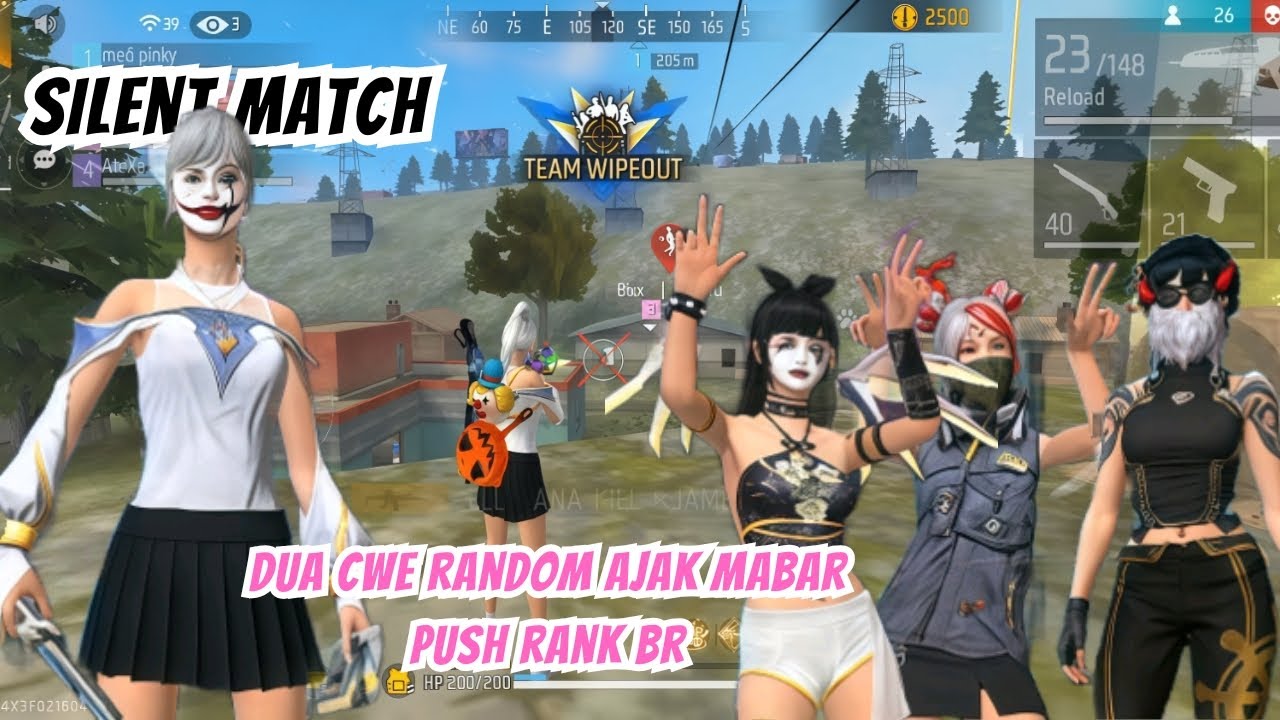 Cewe Random Ajak Push Rank BR | Free Fire - YouTube