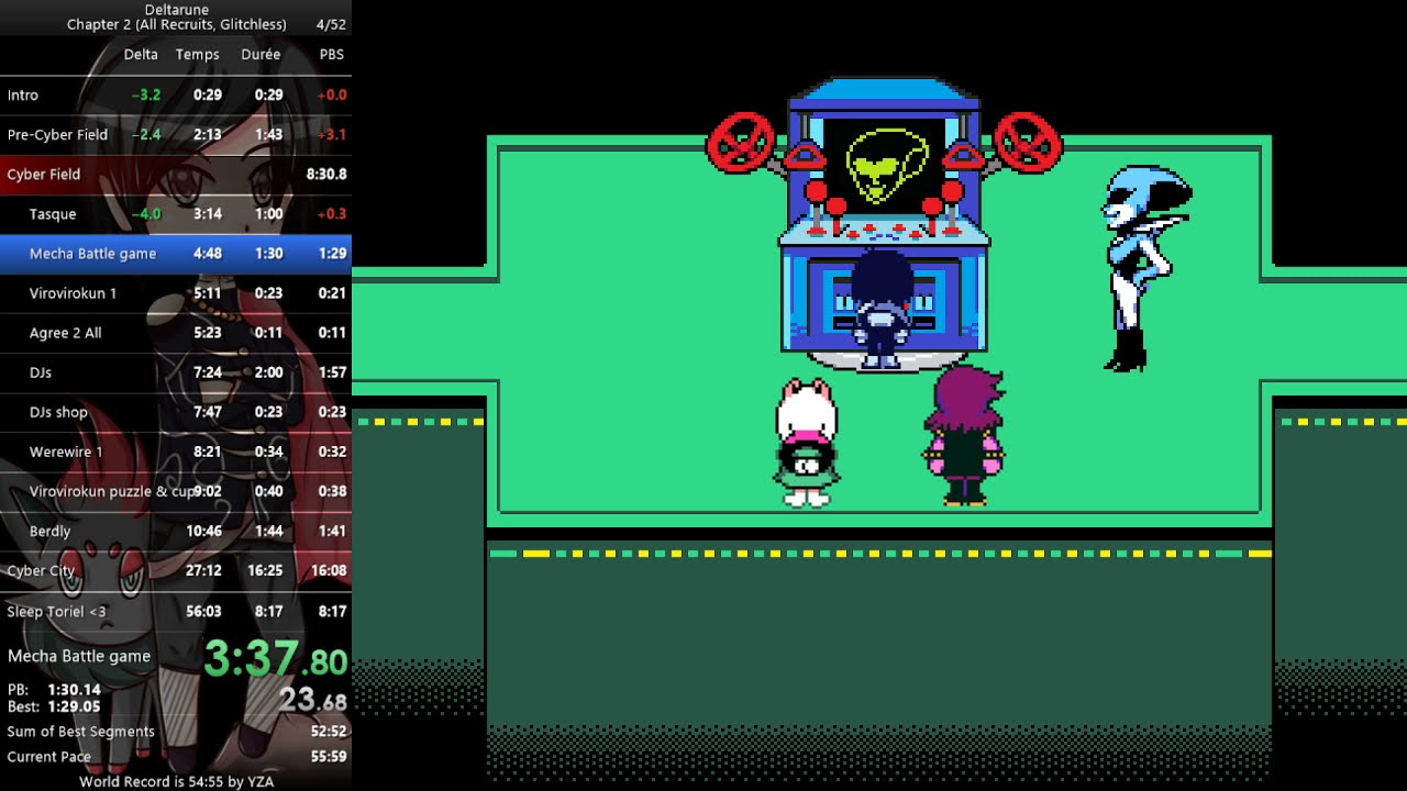 Speedrun Deltarune - Chapter 2 All Recruits in 55:45 (Glitchless) - YouTube