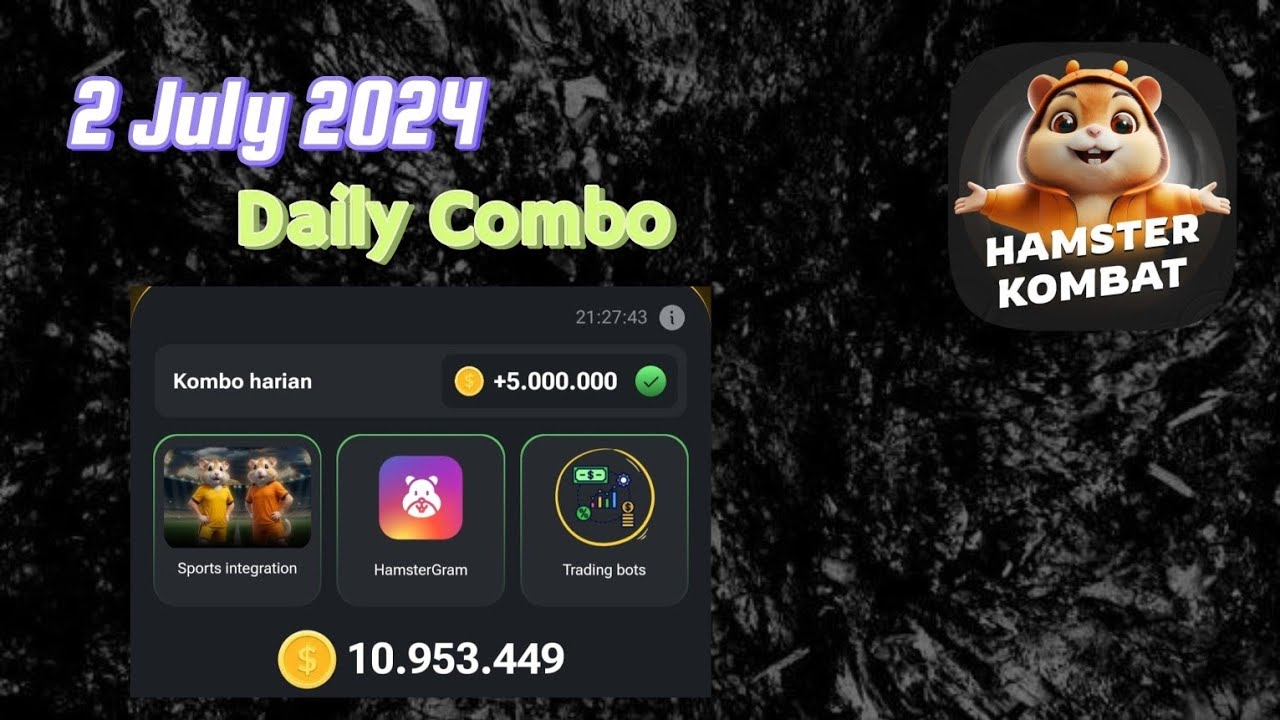Daily Combo July 2 2024 in Hamster Kombat - YouTube