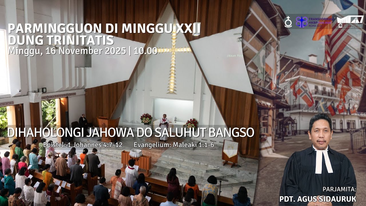 PARMINGGUON DI MINGGU XXII DUNG TRINITATIS - Minggu, 16 November 2025 ...