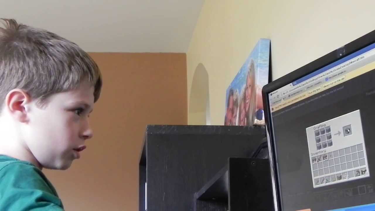 Drew Playing Minecraft - YouTube