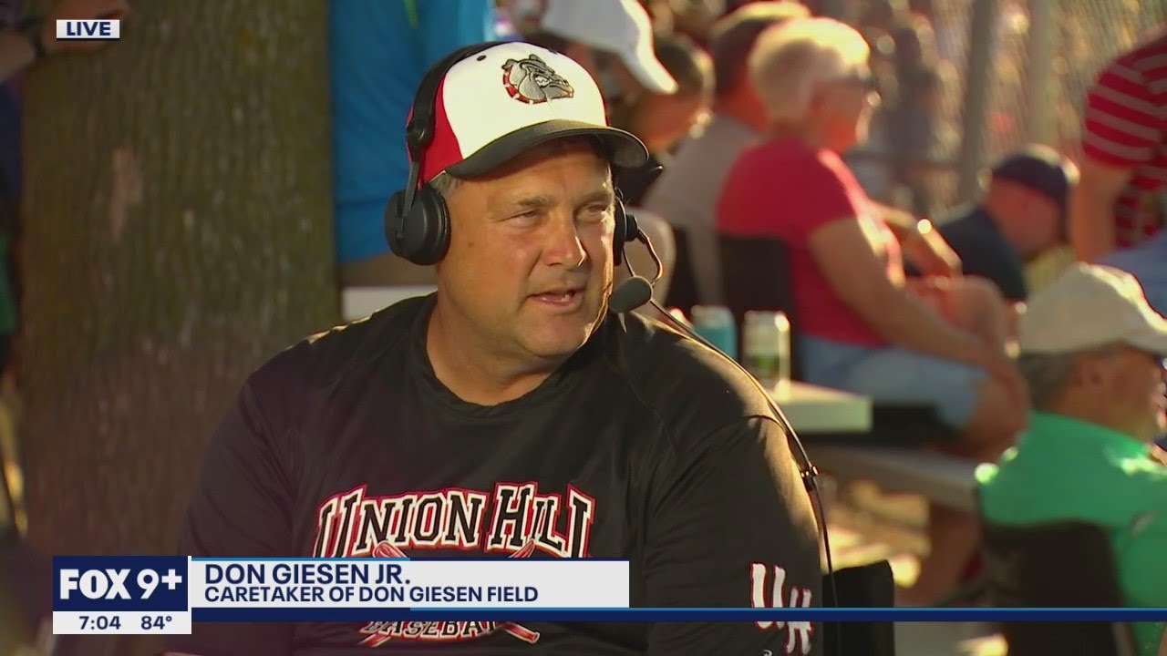 Don Giesen Jr. talks Town Ball for life, living in the outfield - YouTube