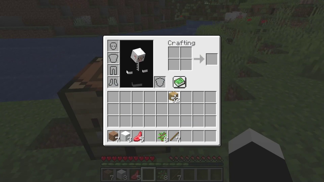 How to get a bigger Crafting window 3x3 grid in Minecraft - YouTube