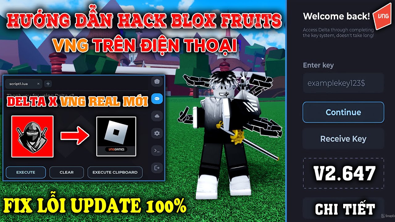 Hướng dẫn cách hack blox fruits vng bằng Delta X mới nhất trên điện ...