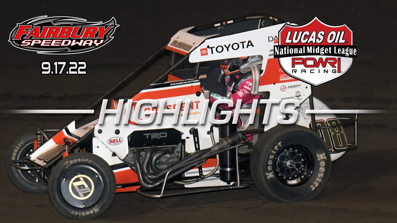 9.17.22 Lucas Oil POWRi National Midget League Highlights from Fairbury ...