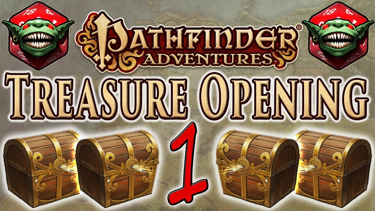 Pathfinder Adventures - Treasure Opening #1 - YouTube