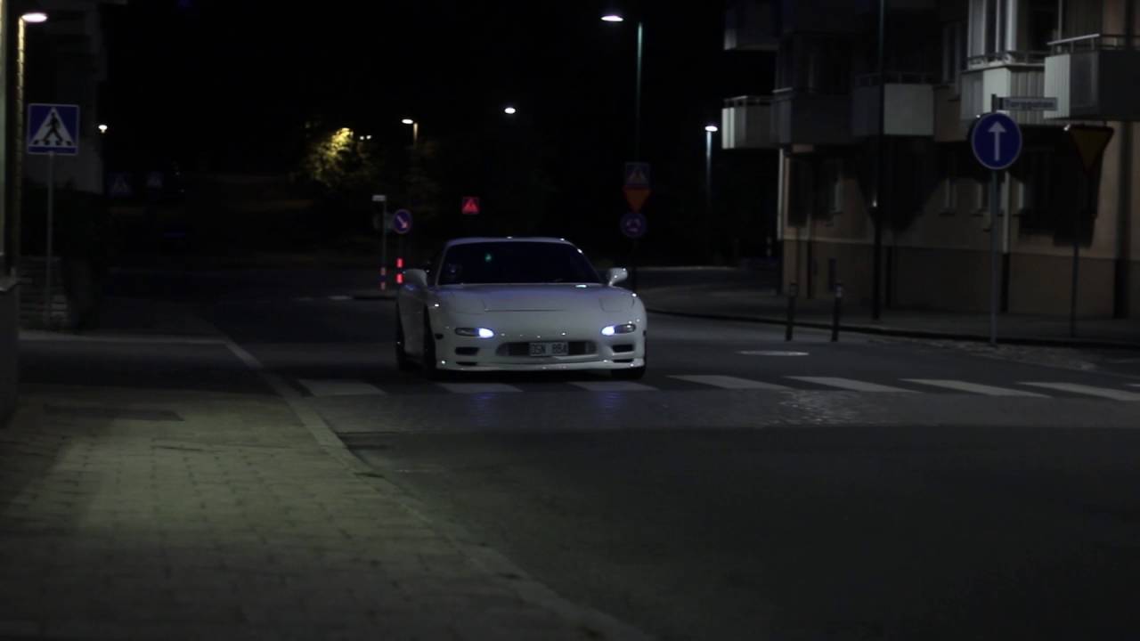 Mazda RX-7 Night cruising - YouTube
