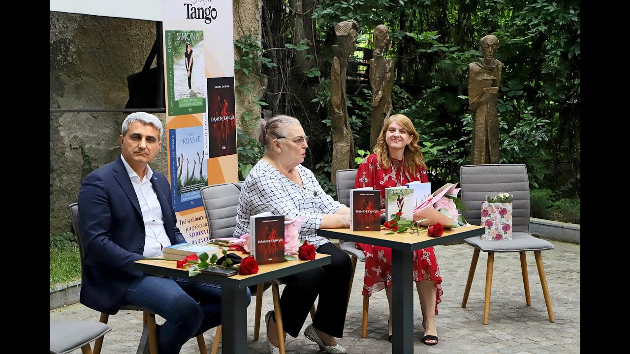 Lansarea antologiei Damen Tango de Simona Catrina, cu Robert Turcescu ...