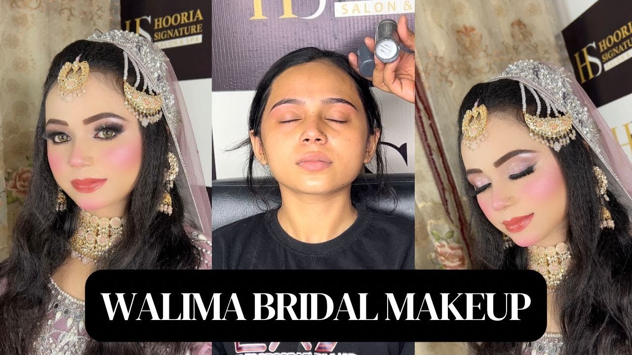 Walima bridal makeup look | Festive makeup look - YouTube