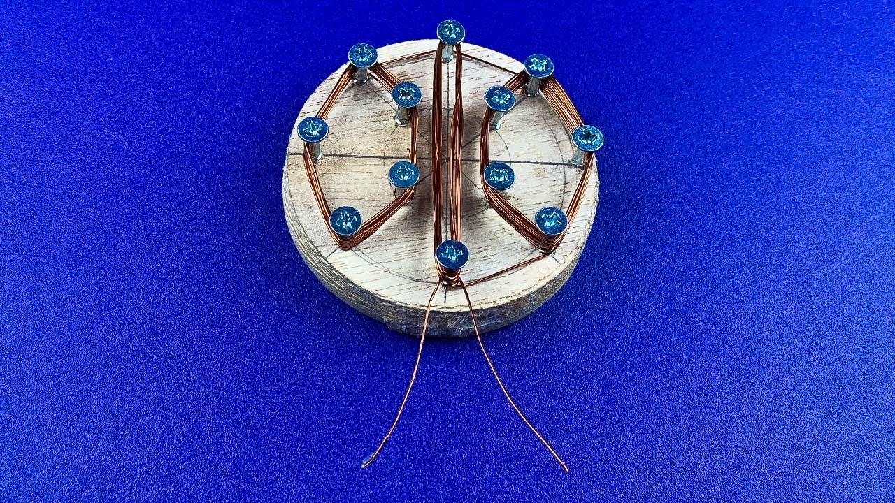 Copper Experiment 2020 Free Energy Generator Using Copper Wire - YouTube