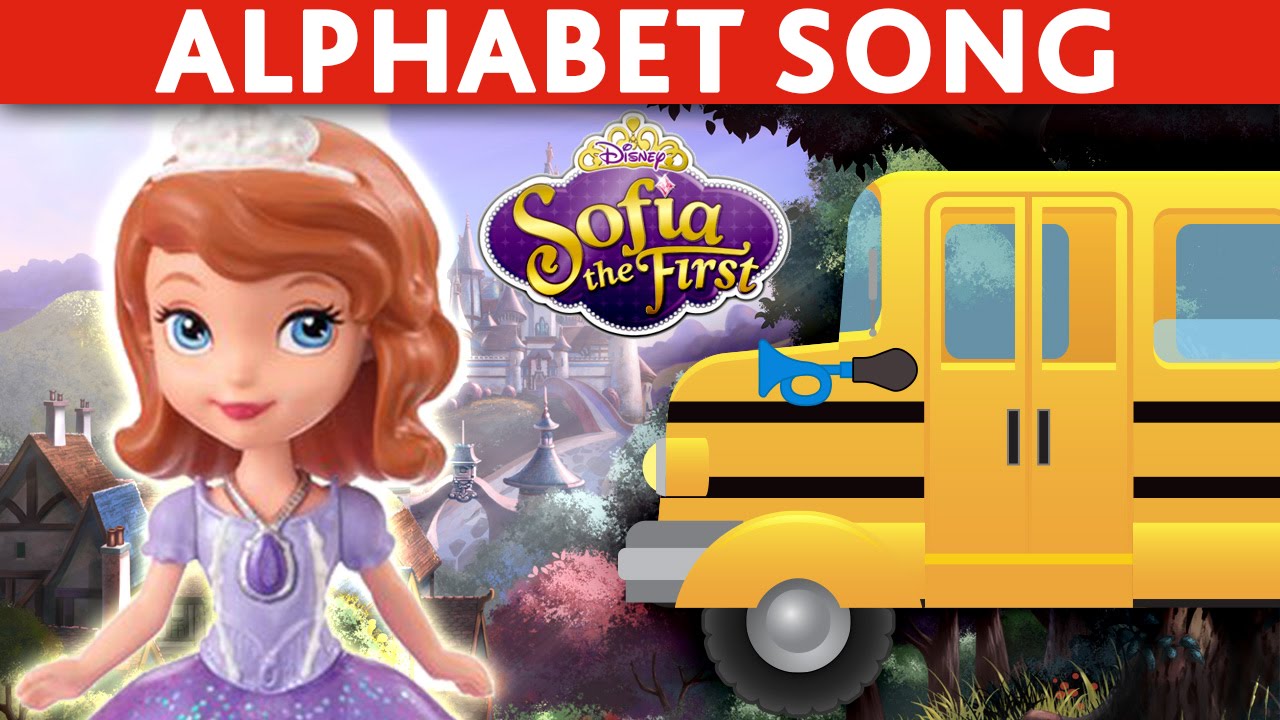Sofia the First Cartoon ABC Song Learn the ABC's song Alphabet Song ...
