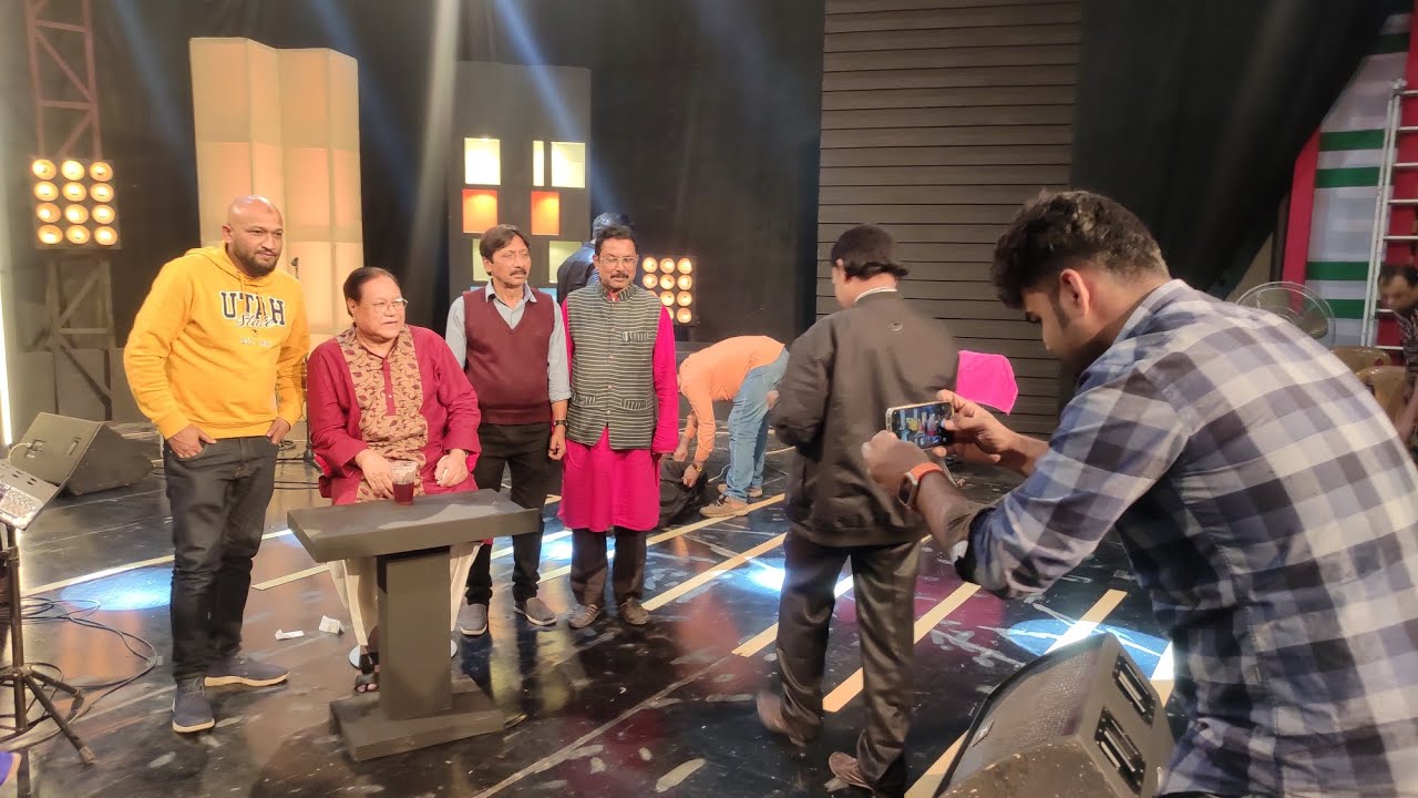 Shooting time Ekhon TV || Rathindra Nath Roy || 2023 ️ - YouTube