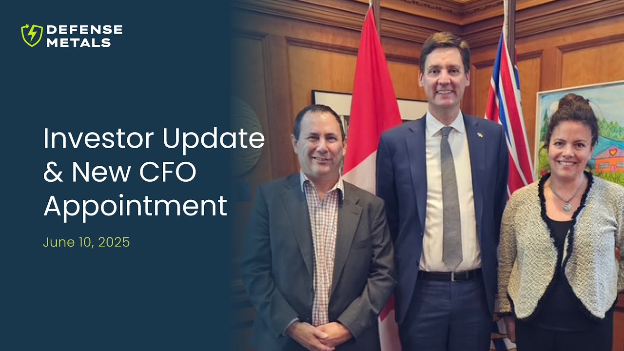 Investor Update & New CFO Appointment I June 10, 2025 - YouTube