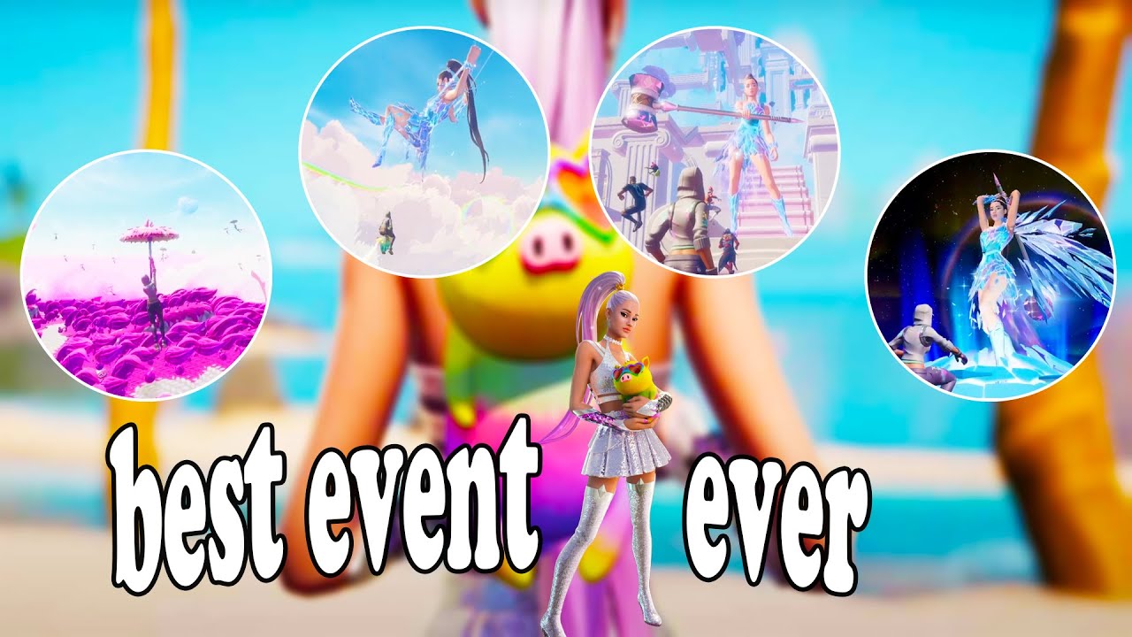 FORTNITE RIFT TOUR FEATURING ARIANA GRANDE EVENT FULL - YouTube