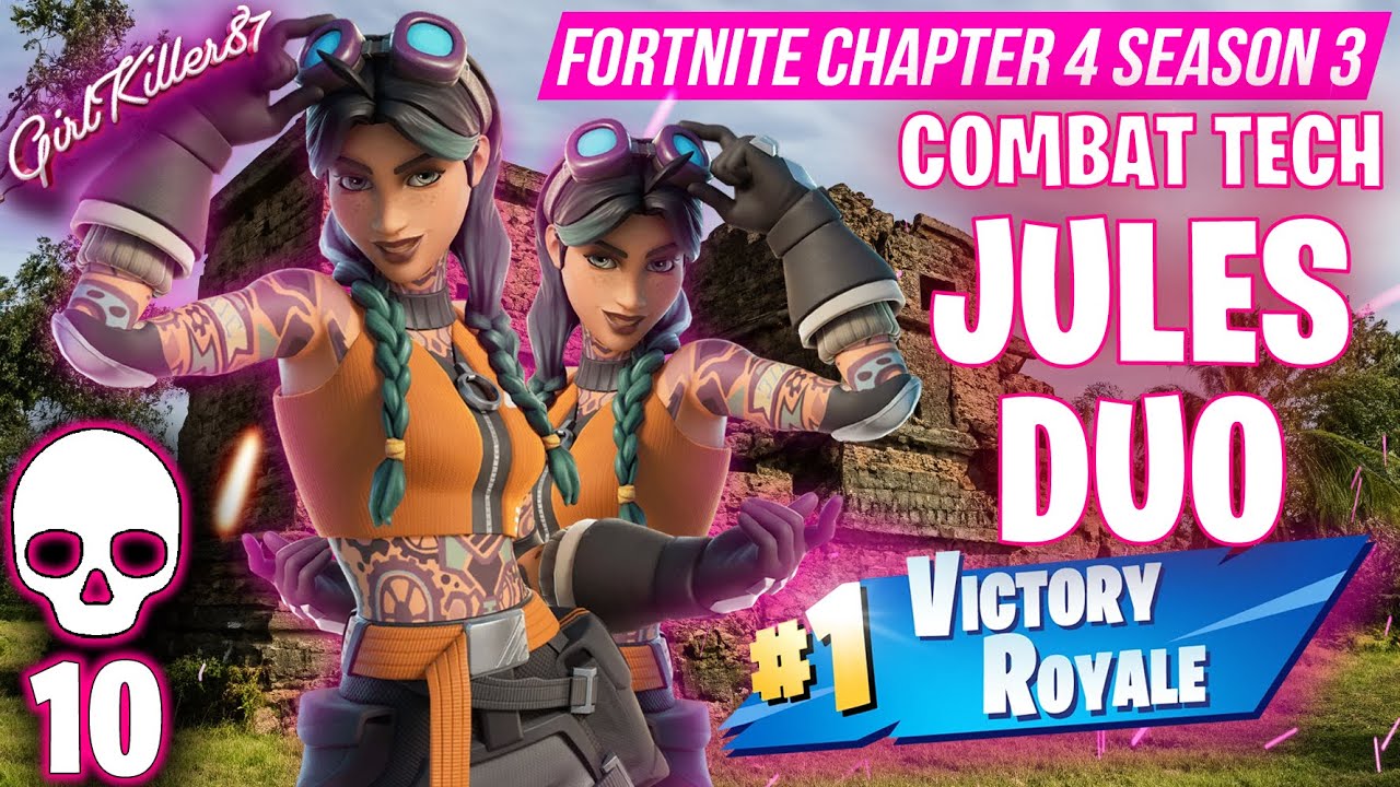 Fortnite Chapter 4 Season 3 🎮 With New Combat Tech Jules Duo Skin 💥10 ...