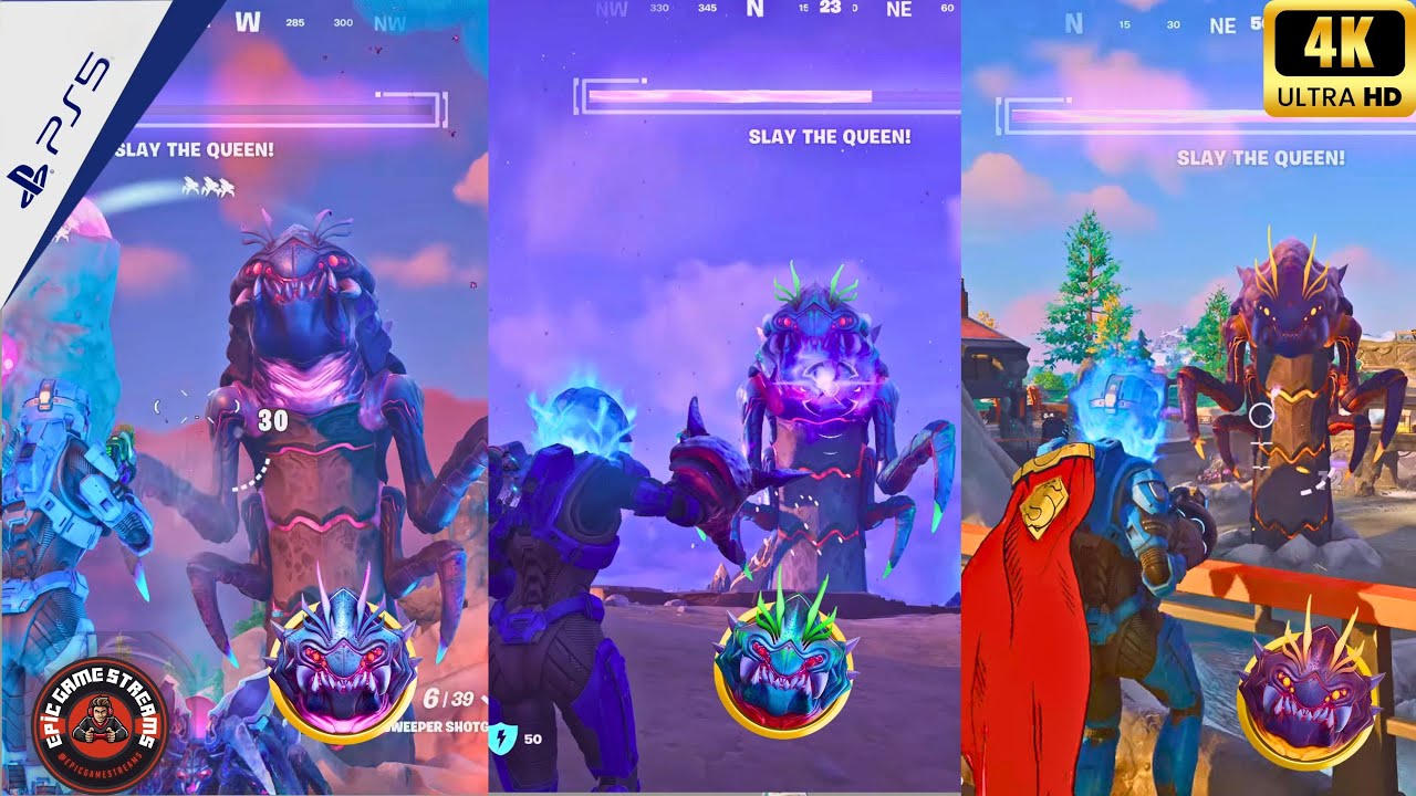 Fortnite All Bosses Defeated & all Medallions Guide PS5 4K HDR - YouTube