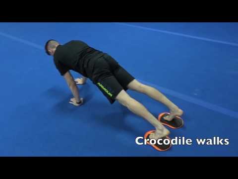 Crocodile walks - YouTube