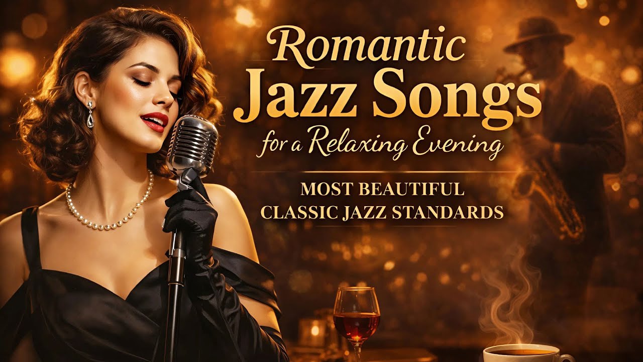 Romantic Jazz Songs for a Relaxing Evening | Most Beautiful Classic ...